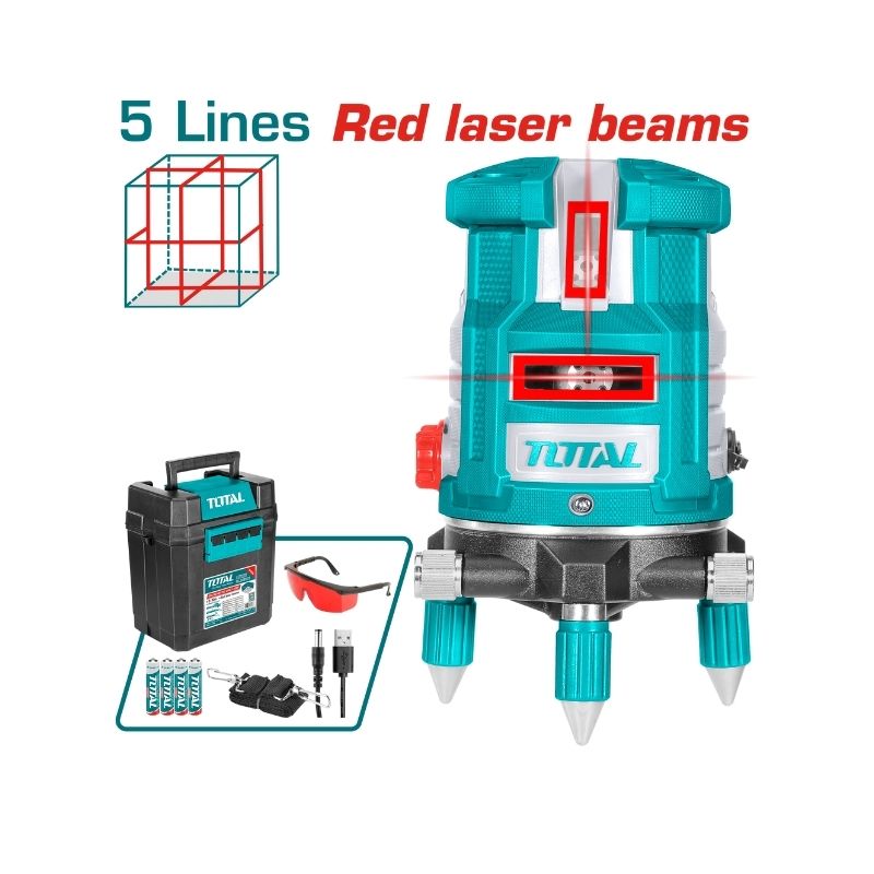 Self-leveling line laser(Red laser beams) - TLL306505 – Krish Trading
